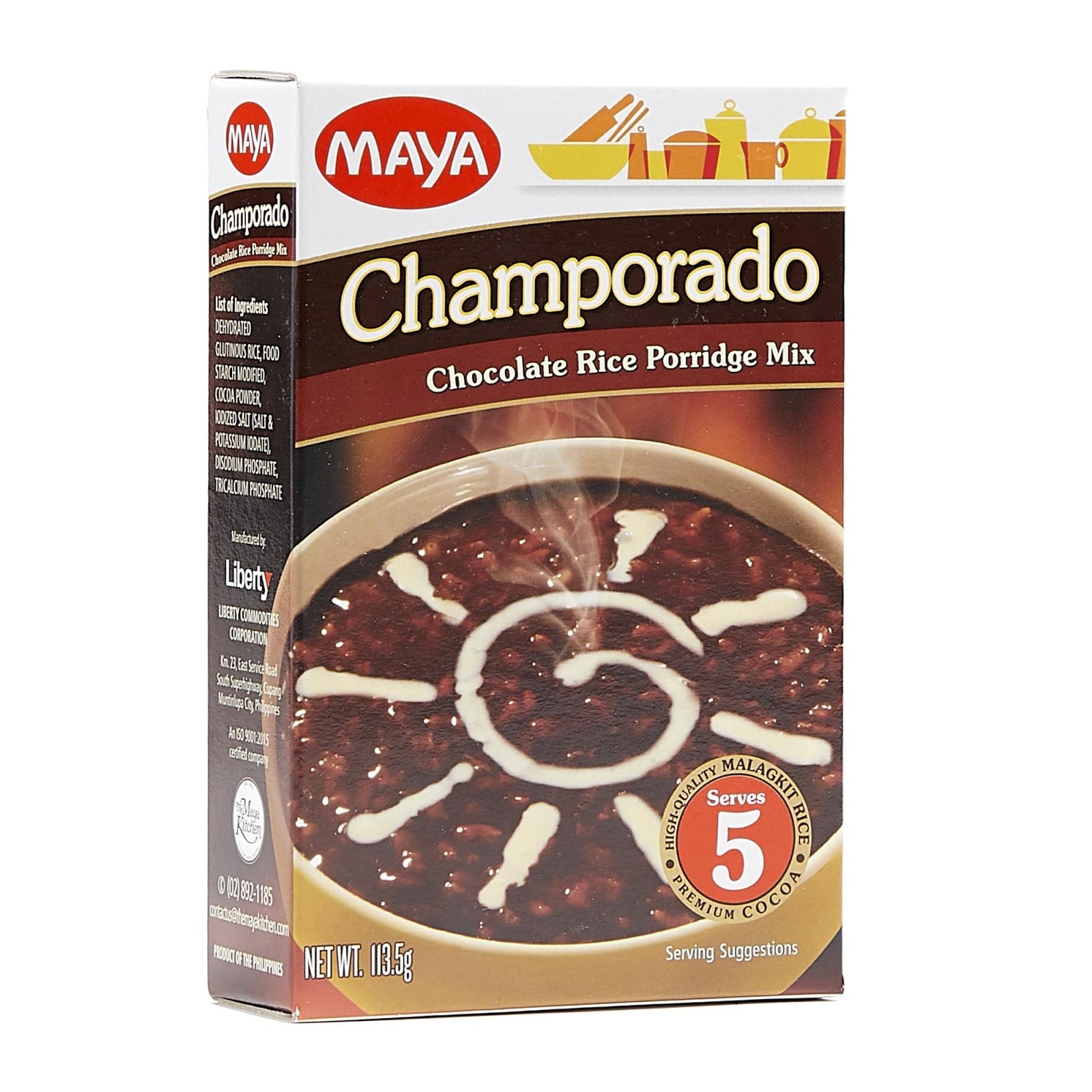 MAYA Champorado Mix 113.5g – Maya Hotcake