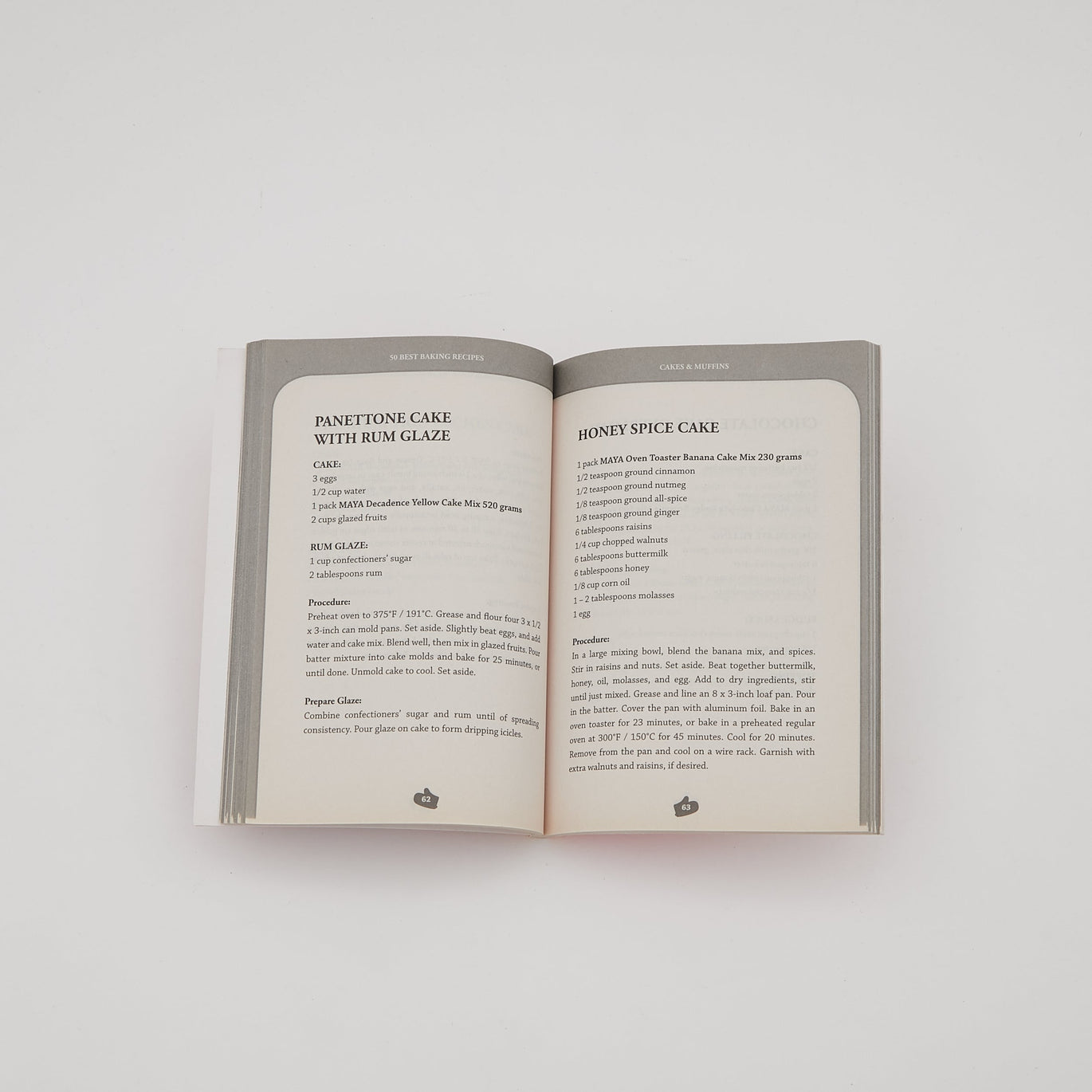 50 Best Baking Recipes Book by The Maya Kitchen – Maya Hotcake