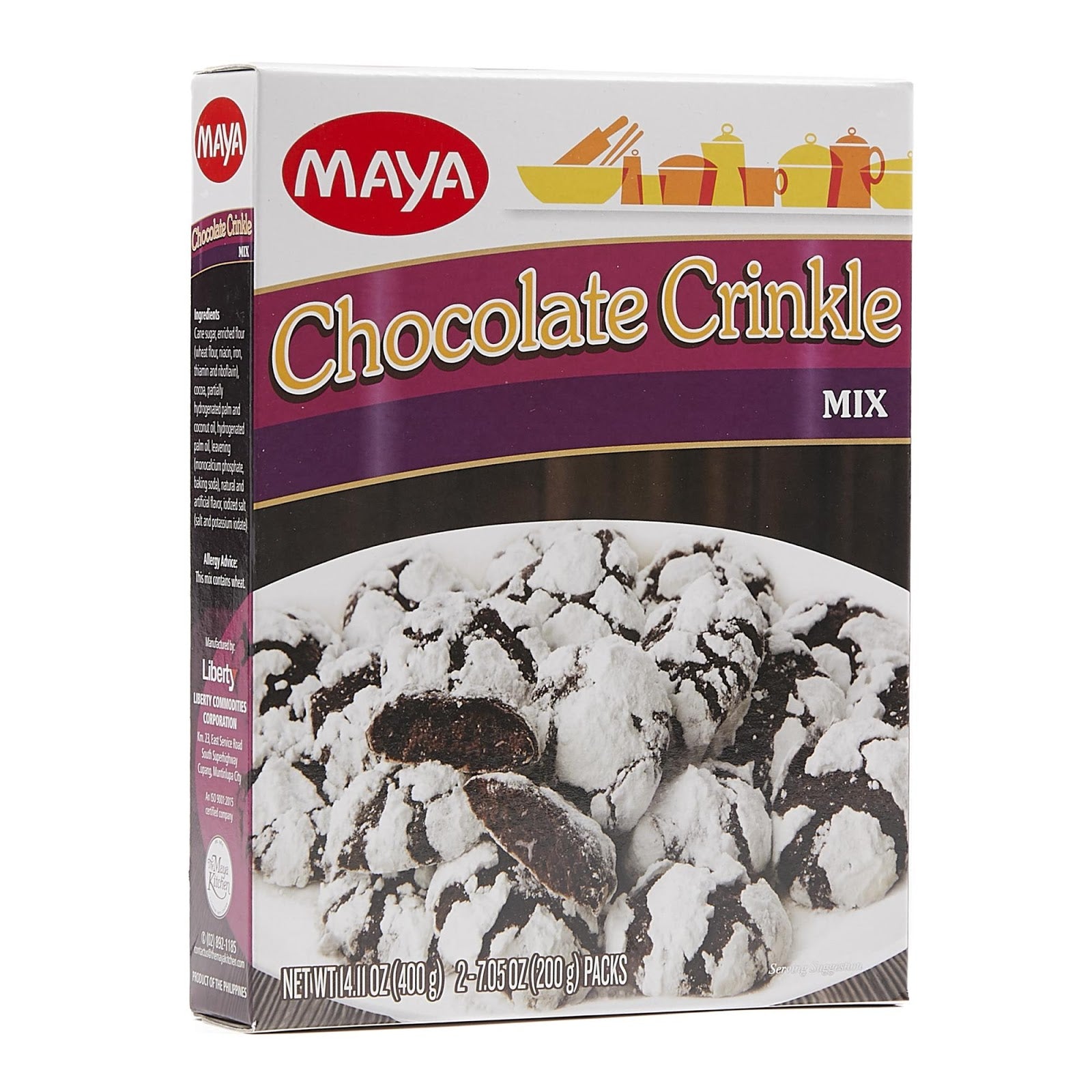 MAYA Chocolate Crinkle Mix 400g – Maya Hotcake