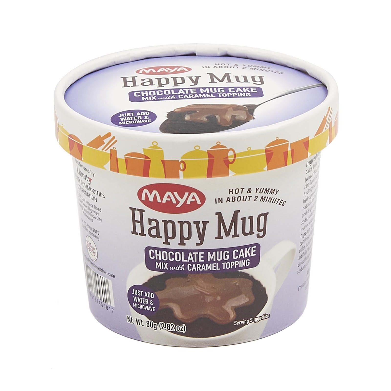 MAYA Happy Mug Chocolate Mug Cake Mix 80g – Maya Hotcake