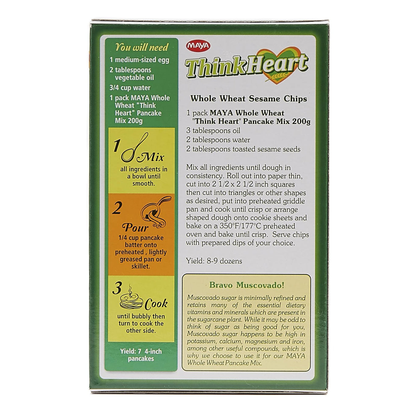 MAYA Whole Wheat Pancake Mix 200g – Maya Hotcake